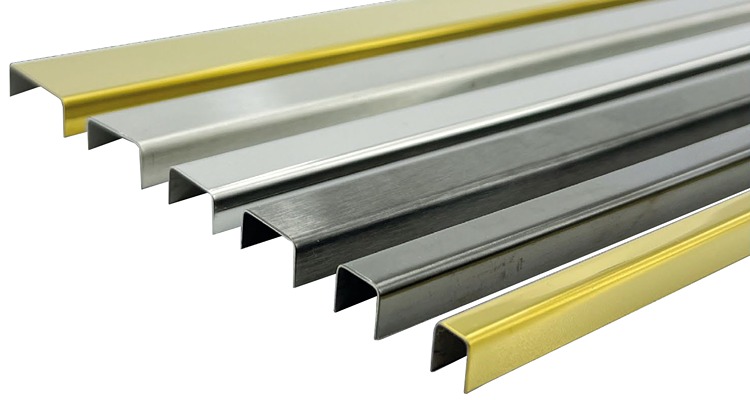 Profile inox decorative – platbanda, coltare L, U, T, trepte | Premier ...