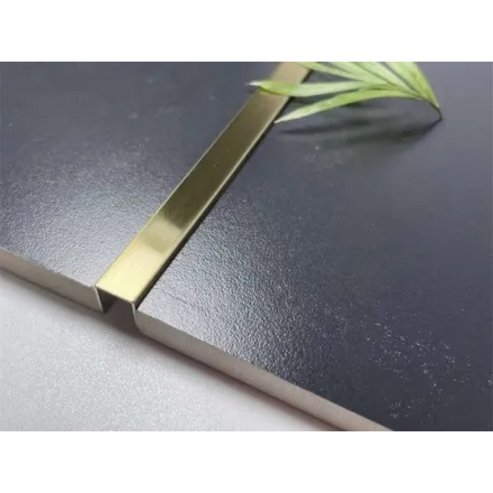 Profil U Decorativ Inox Auriu Brushed 2.70m x 30mm