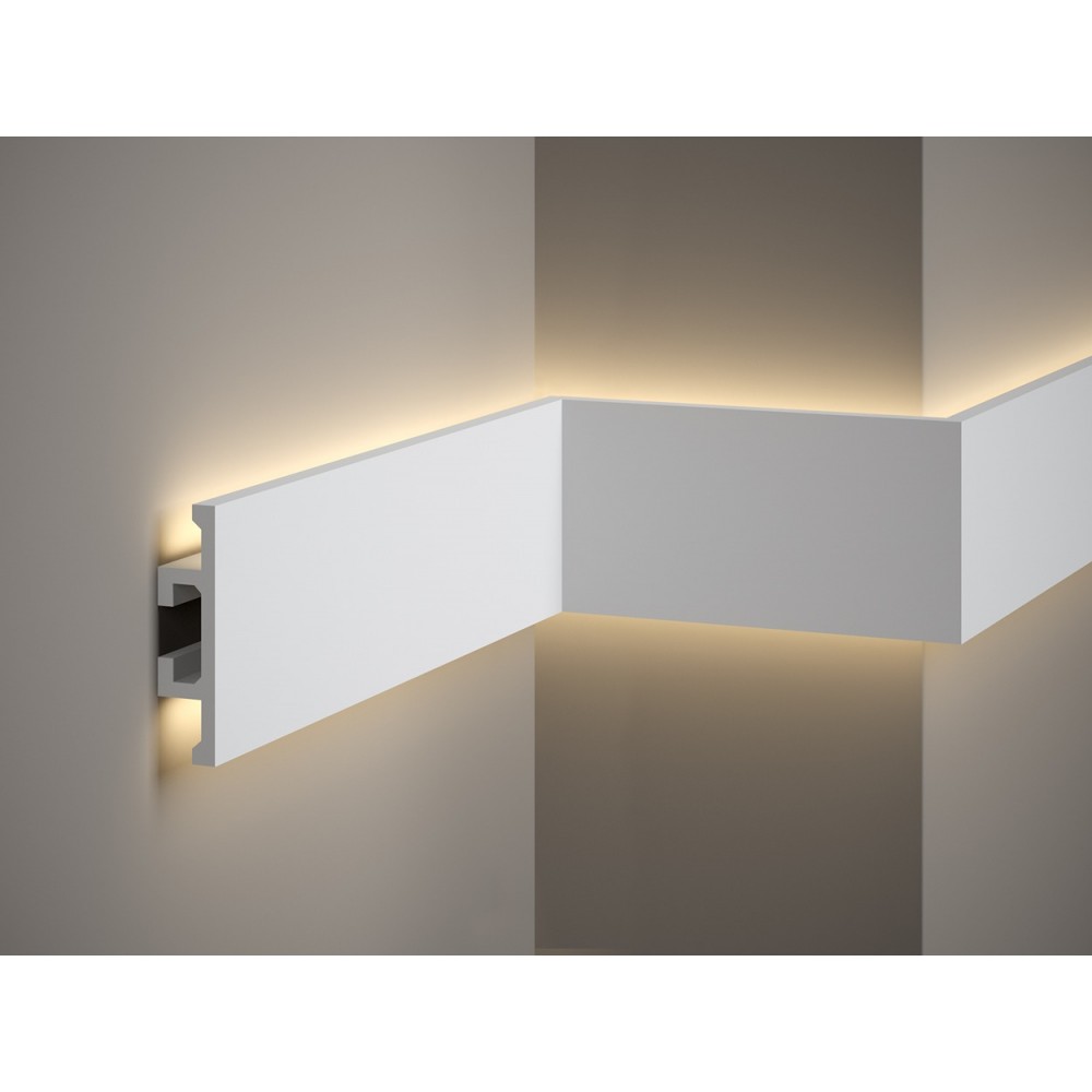 Cornișă Scafa LED MD070 7.2x4 cm Design Modern