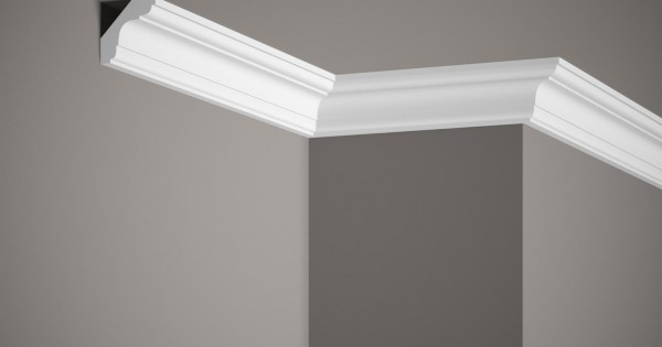 Cornisa alba pentru tavan vopsibila MDB112