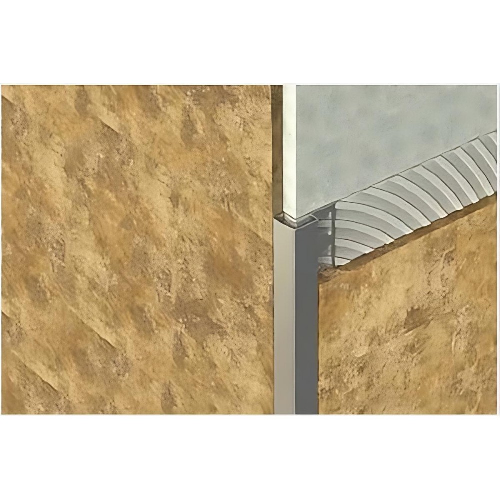 Profil colt exterior 12 x 12 mm gresie faianta negru periat