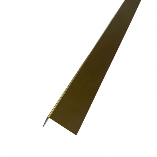 Coltar inox 30x30 mm auriu lucios 2700 mm - Profil tip L - PL30AO