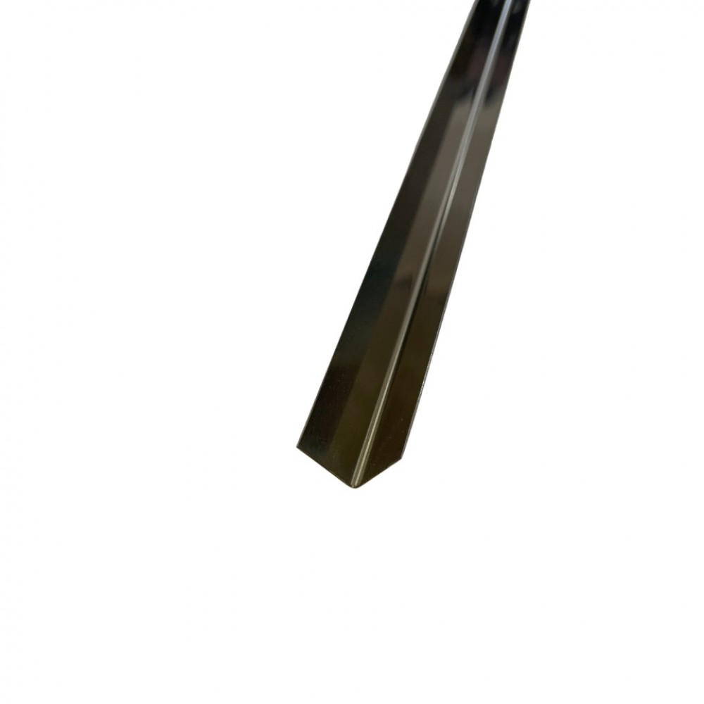 Coltar inox 15x15 mm auriu lucios 2700 mm - Profil tip L - PL15AO