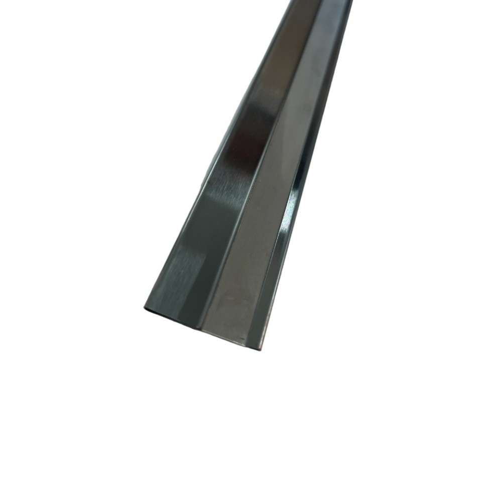 Profil trecere T inox 30x9x2700 mm crom periat pardoseli gresie parchet ...