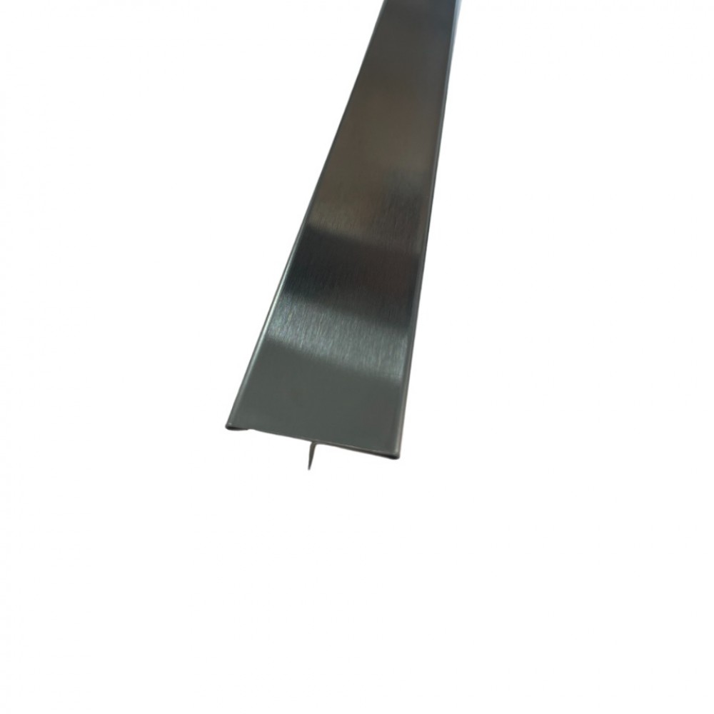 Profil trecere T inox 30x9x2700 mm crom periat pardoseli gresie parchet ...
