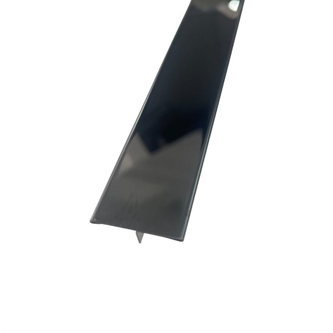 Profil trecere T inox 30x9x2700 mm negru lucios pardoseli gresie ...