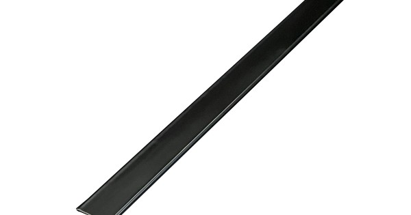 Profil trecere T inox 15x9x2700 mm negru lucios - la nivel - PT15NO