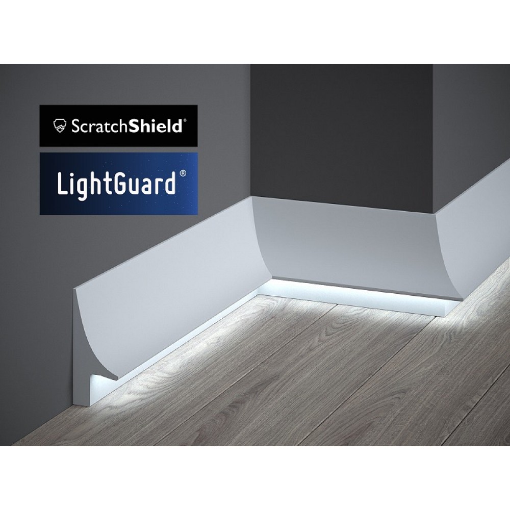 Cornișă Scafa LED MD070 7.2x4 cm Design Modern